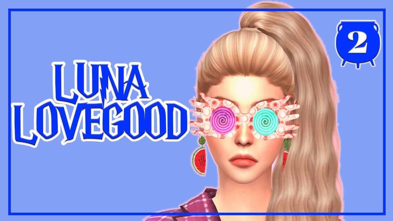 The Sims 4 |🧙‍♀️ HOGWARTS COLLAB🧙‍♀️ | 🔮LUNA LOVEGOOD🔮 + CC LINKS - YouTube