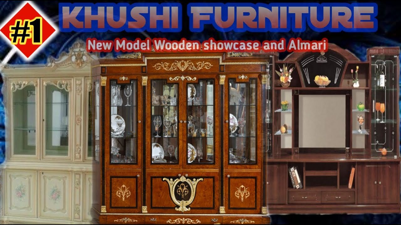 Showcase And Almari wooden design - YouTube