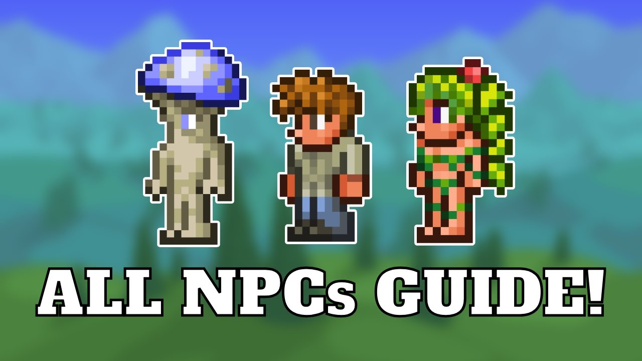 Terraria NPCs - FULL Guide 2024 - YouTube