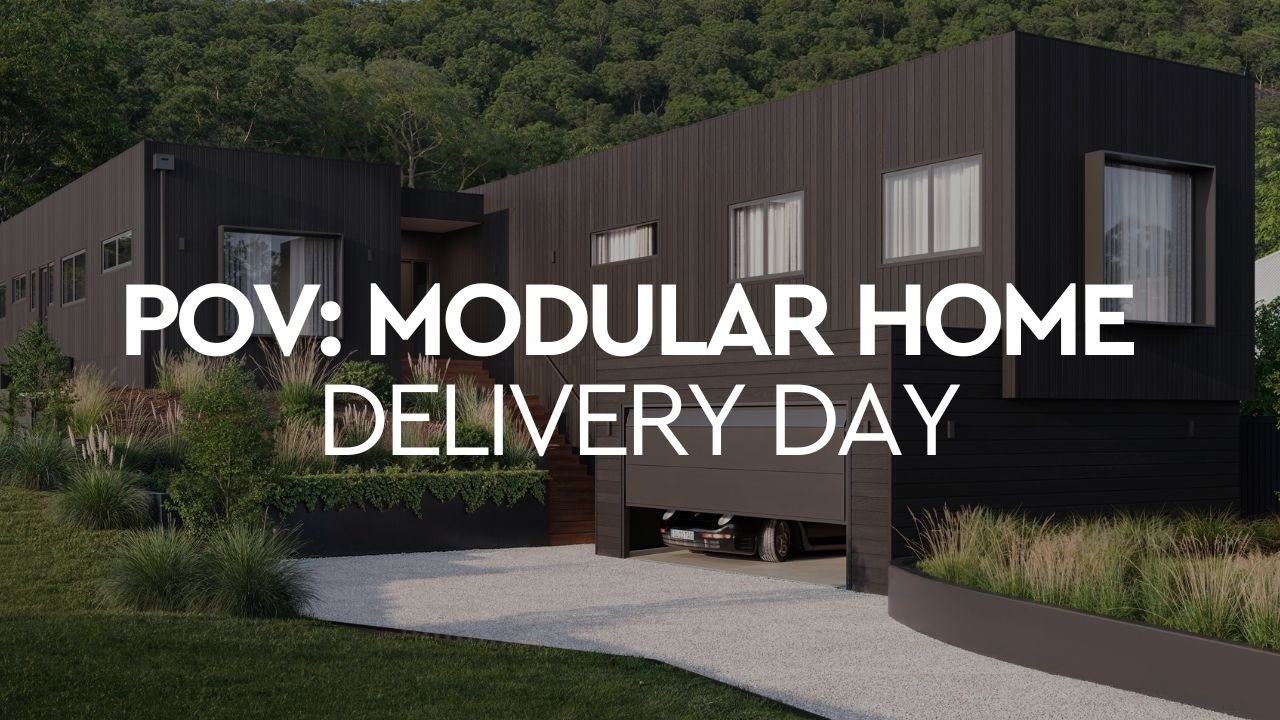 Prefab Modular Home Delivery Day With Anchor Homes 🏗️🏠 Montrose ...