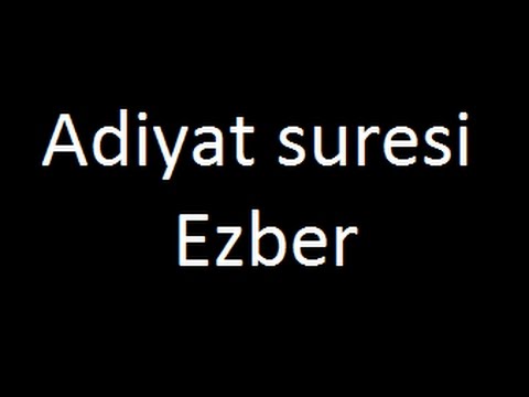 Adiyat Suresi ezberleme (Hafızlık yöntemi ile)