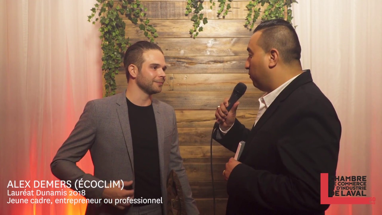 Alex Demers (Écoclim) | Lauréat Dunamis 2018 | Jeune cadre ...