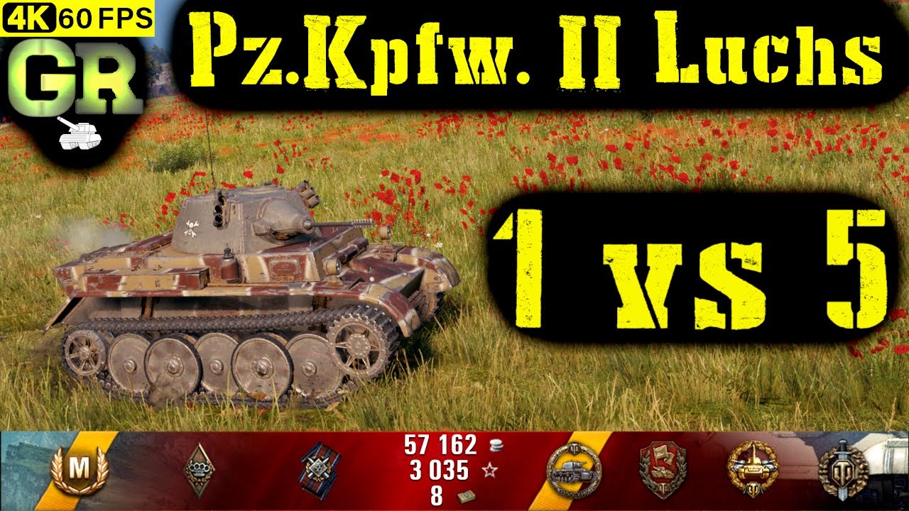 World of Tanks Pz.Kpfw. II Luchs Replay - 8 Kills 1.6K DMG(Patch 1.4.1 ...