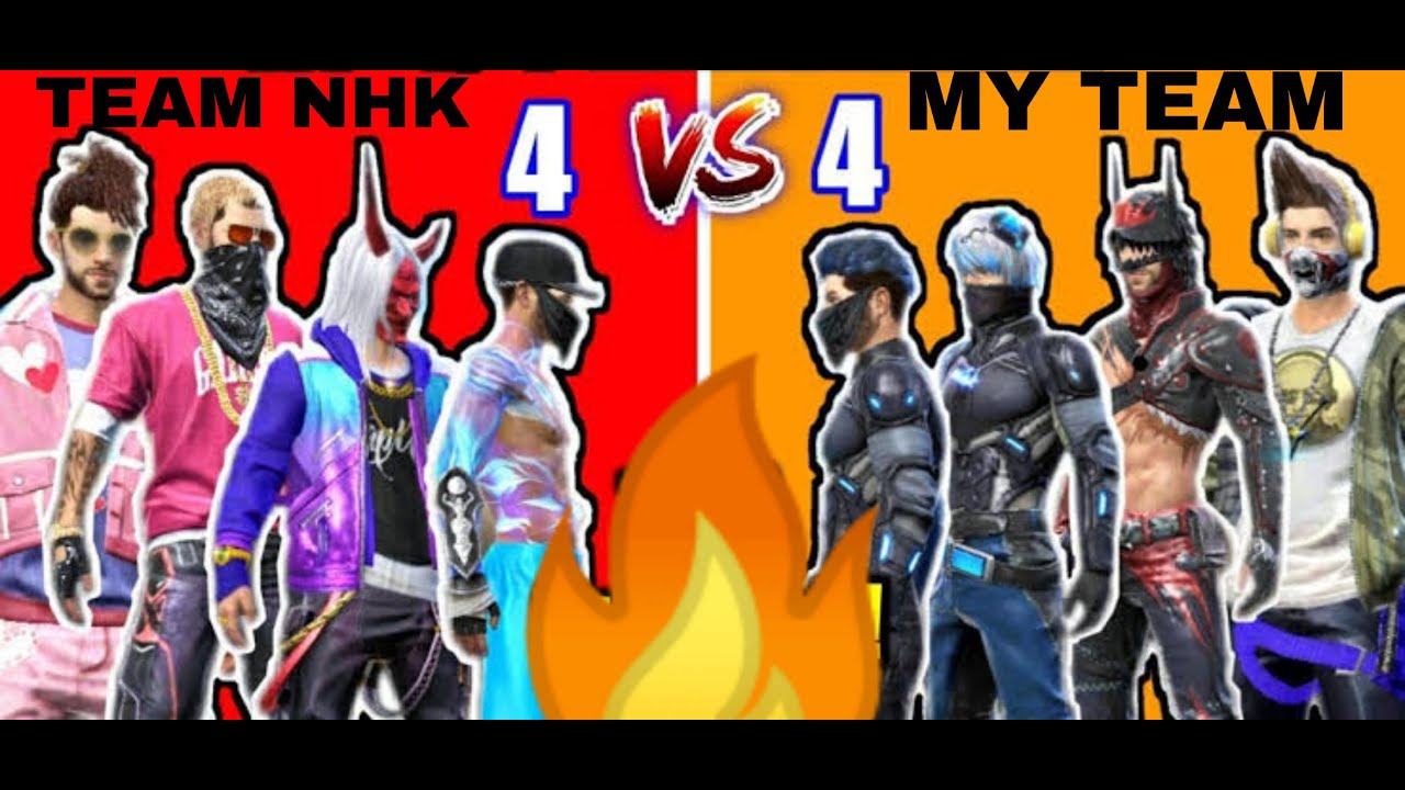 CUSTOM CLASH SQUAD || BEST VS BEST MATCH ||TEAM NHK VS MY TEAM - YouTube