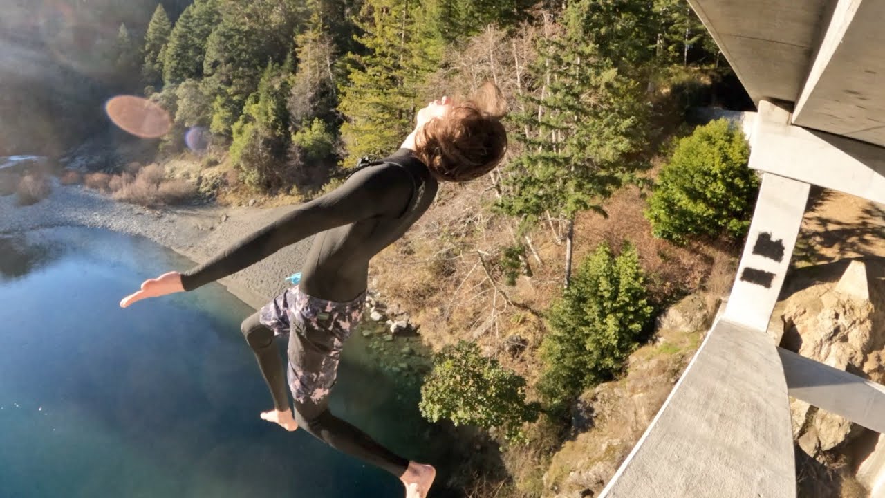 NorCal's best bridge jumping - Cliff Culture - YouTube
