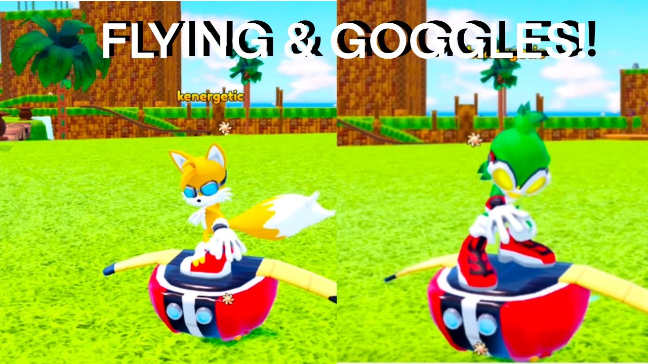Riders Tails with Goggles Easter Egg (Sonic Speed Simulator) - YouTube