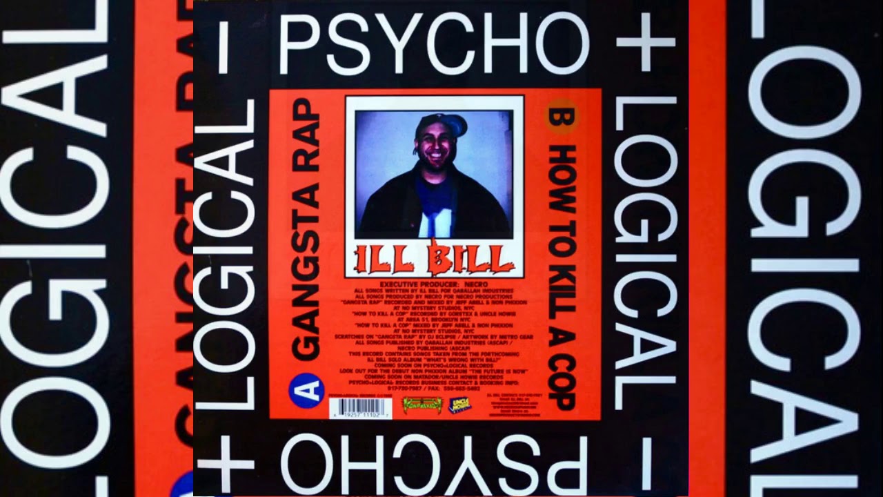 Ill Bill - Gangsta Rap (Acapella) - YouTube