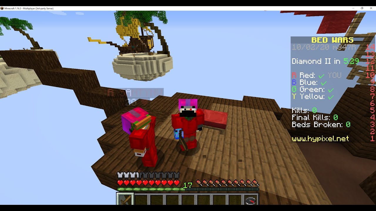 Playing 2 games on hypixel! - YouTube