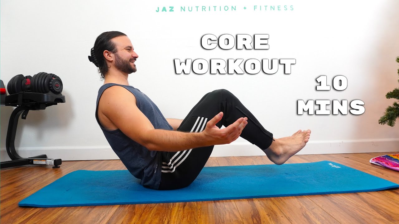 10 Min Core Workout for All Fitness Levels | Six Pack Abs | Low Impact ...