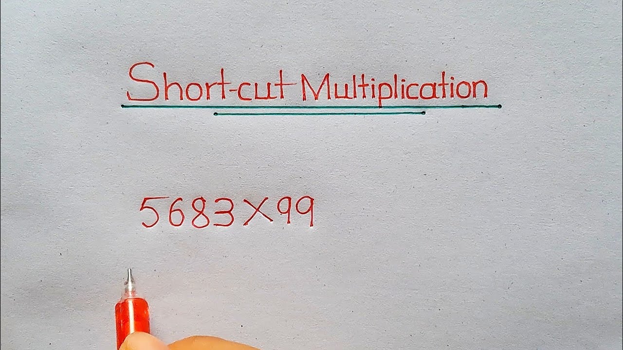 Shortcut Multiplication || Short tricks Multiplication - YouTube