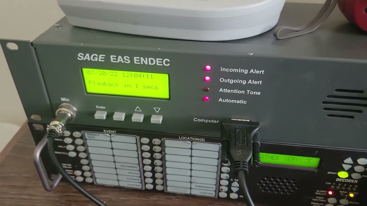 NWS Boise Required Weekly Tests NWR + Sage EAS Endec Relay (07/20/22 ...