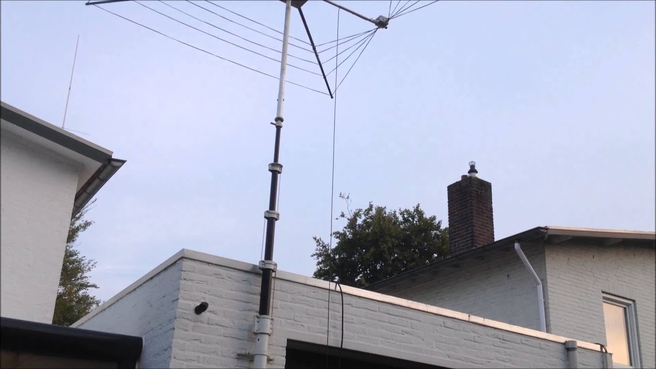 geroh mast tower pe1jxi electric cobweb - YouTube