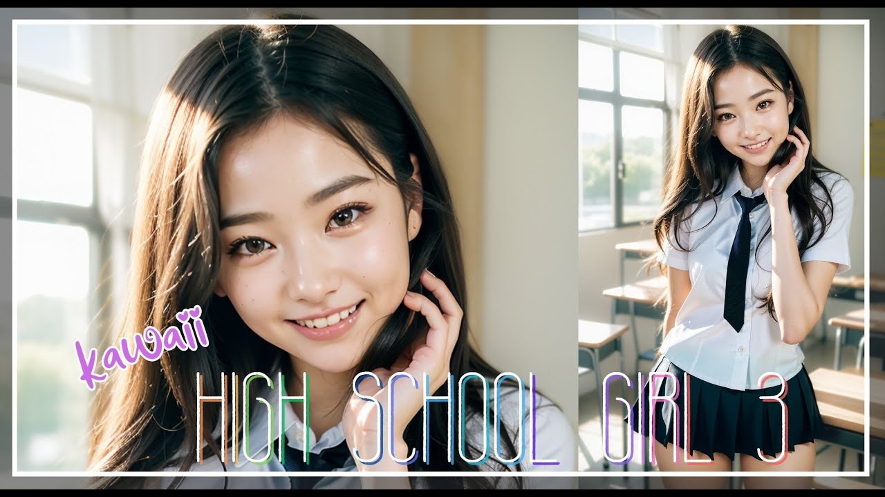 【激カワjkコスプレ Ai美女 Part3】very Cute High School Girl! Beautiful Uniform(全41枚) Youtube