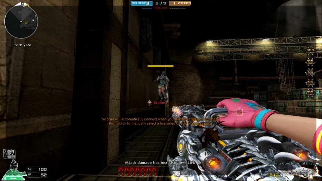 CFPH = [HMX] GATLING GUN INFERNAL DRAGON GAMEPLAY - YouTube