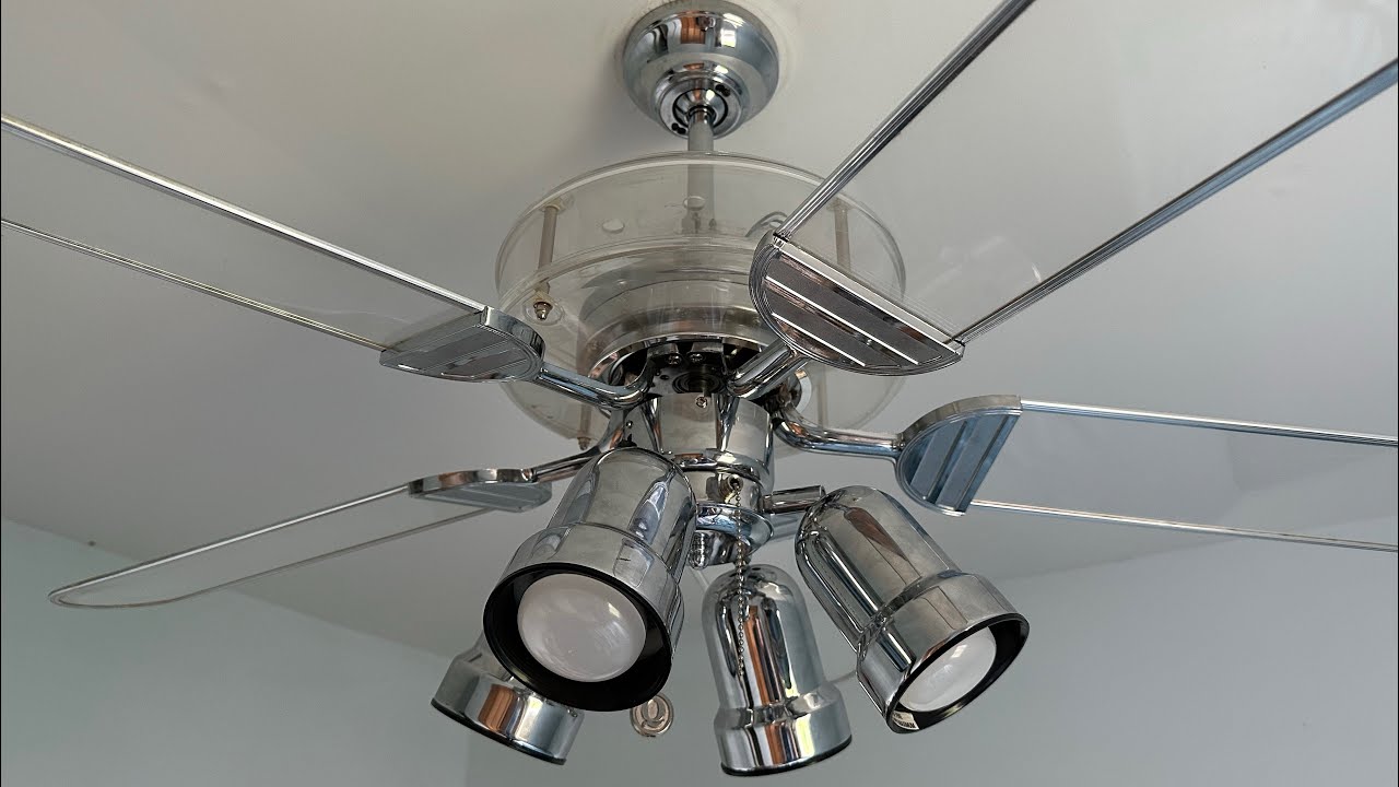 Quorum Prizzm Ceiling Fan | With Light Kit (c.2001) - YouTube