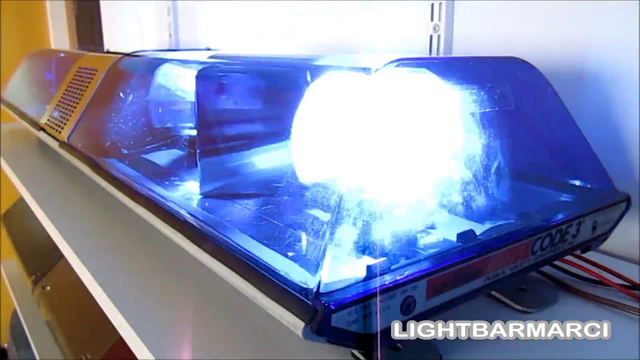 Code 3 LP 6000 DIN Blue(Vintage) HD Video - YouTube