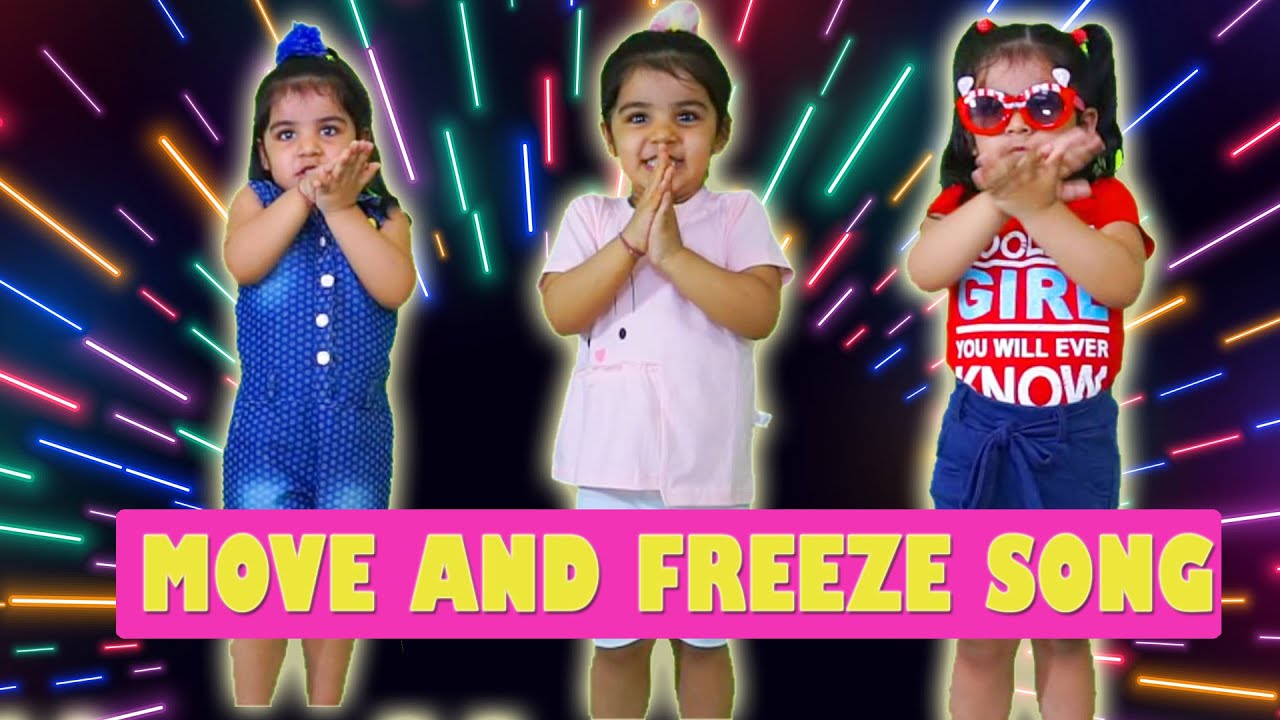 Move And Stop Song | Move And Stop Dance | Move And Freeze Song | Dance ...