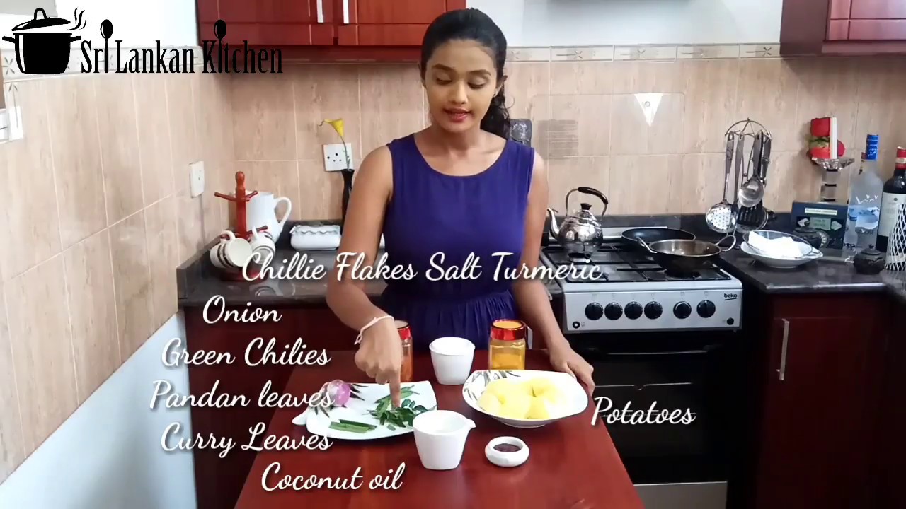 Tempered Potatoes - One of the best ways to eat potatoes (Sri Lankan ...