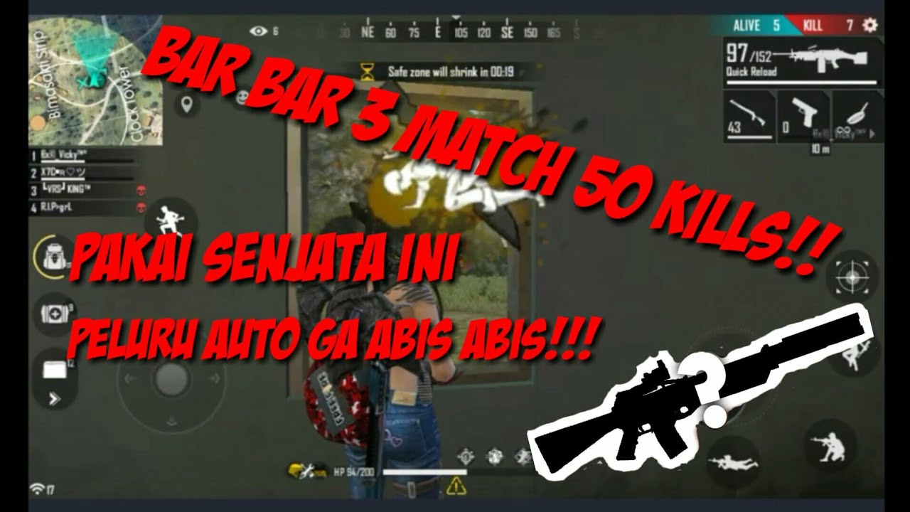 Squad Bar Bar 3Match 50Kills!! - YouTube