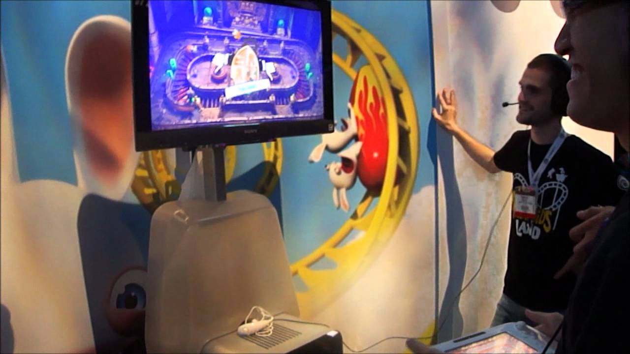 Rabbids Land Wii U gameplay at E3 2012 - YouTube
