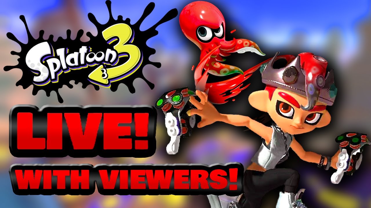 🔴 Splatoon 3 live with viewers! - YouTube
