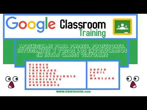 GOOGLE CLASSROOM ENTRENAMIENTO BASICO EN ESPAÑOL - YouTube