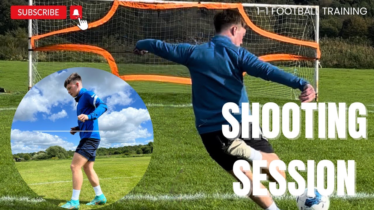 Shooting Drills 🎯 Striker Session | Full 1-1 Football Training Session ...