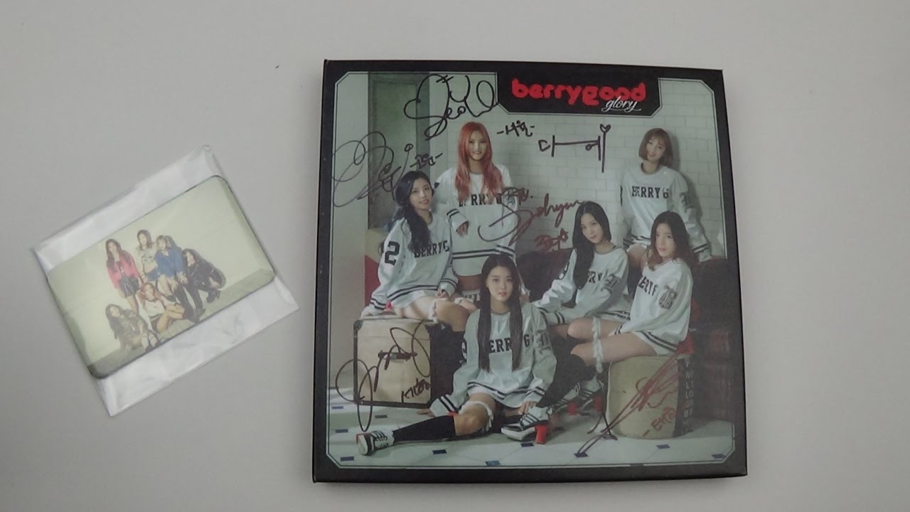 Unboxing Berry Good 베리굿 2nd Korean Mini Album Glory (Signed) - YouTube
