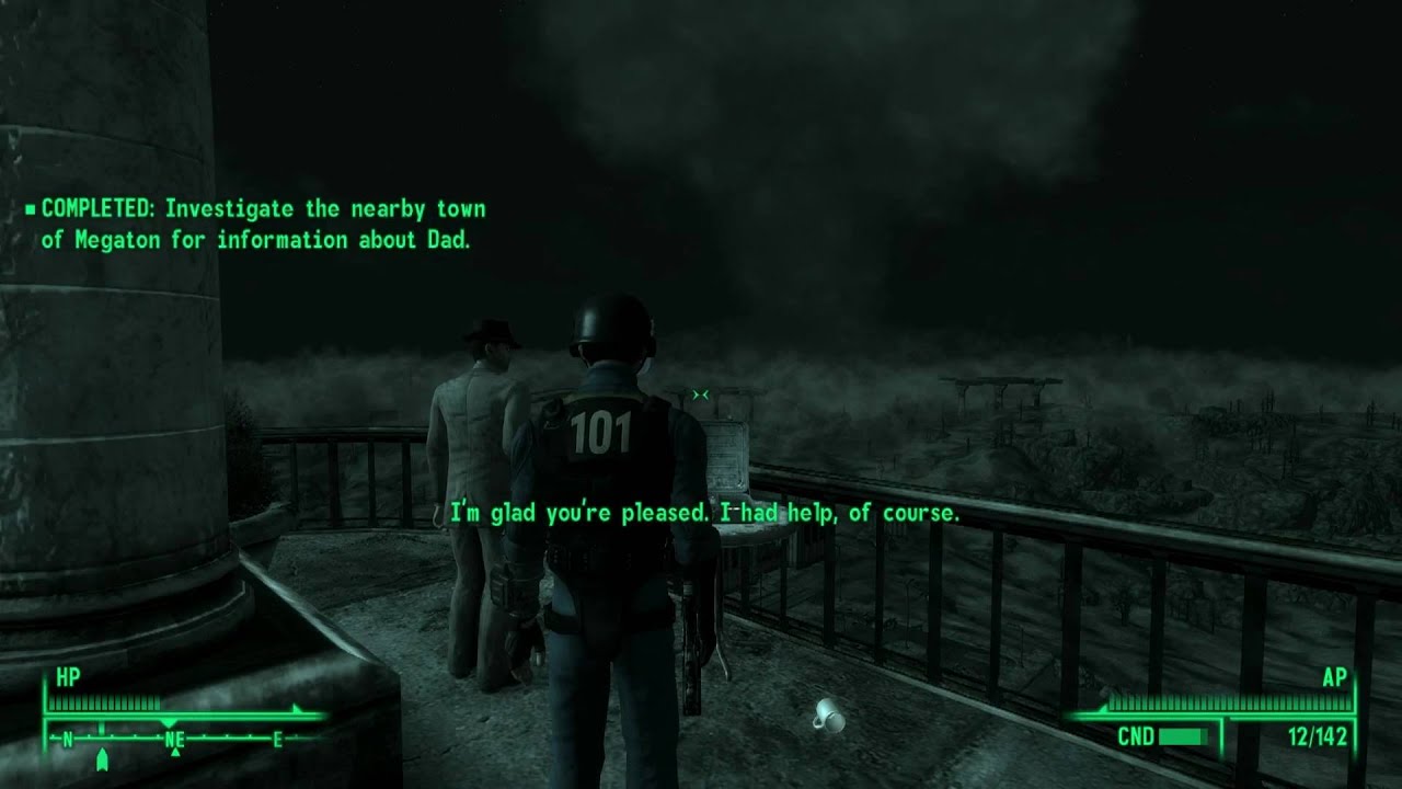 Fallout 3 Gameplay - Megaton nuke detonated - YouTube