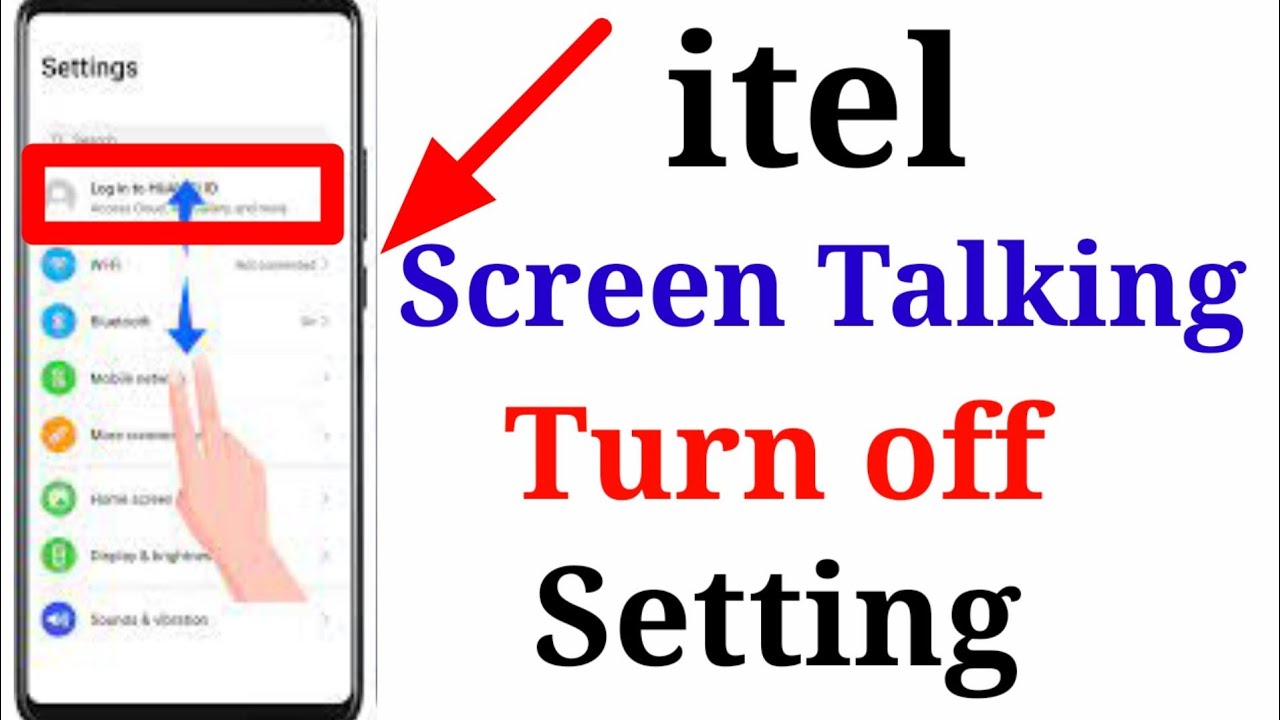 Make online itel screen Talking Setting/Make Online phone setting - YouTube