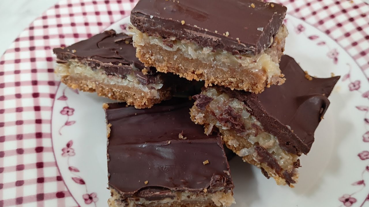 How to make "Mounds Bars" #148. B, L, & D cooking # Dessert - YouTube