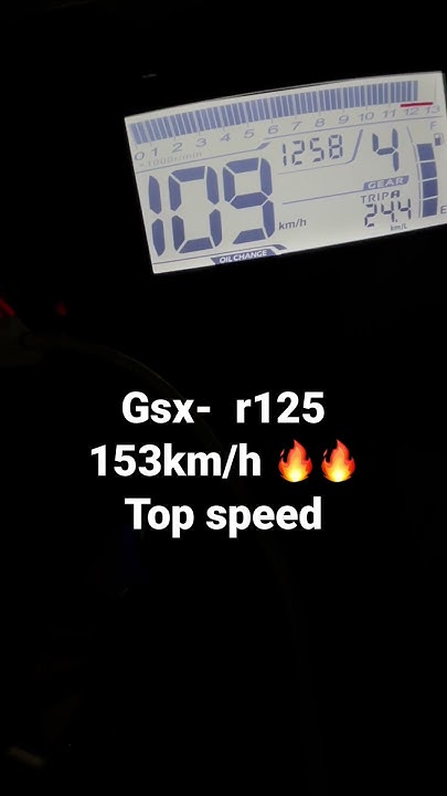 Gsx r125 153km/h top speed 최고속 찍었습니다 #gsxr #gsxr125 #topspeed - YouTube