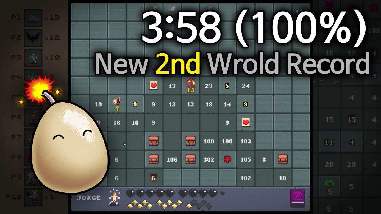 100% Speedrun 3:58 New 2nd World Record | Dragon Sweeper - YouTube