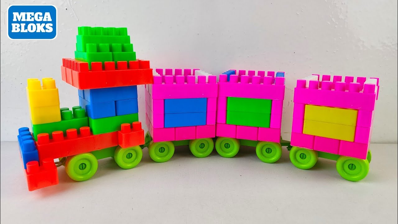 TUTORIAL How To Make a Train From Mega Lego Easy CRAFTING BUILDING DIY ...
