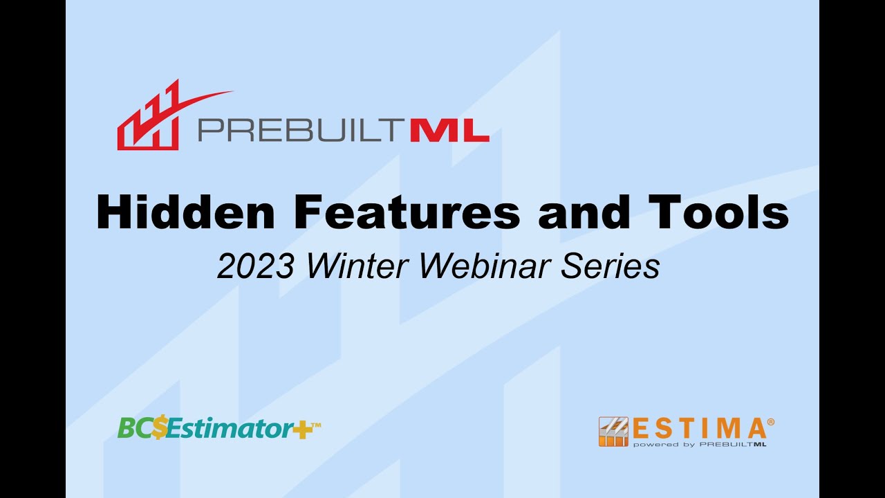 Training Webinar - Hidden Features and Tools in PrebuiltML - YouTube