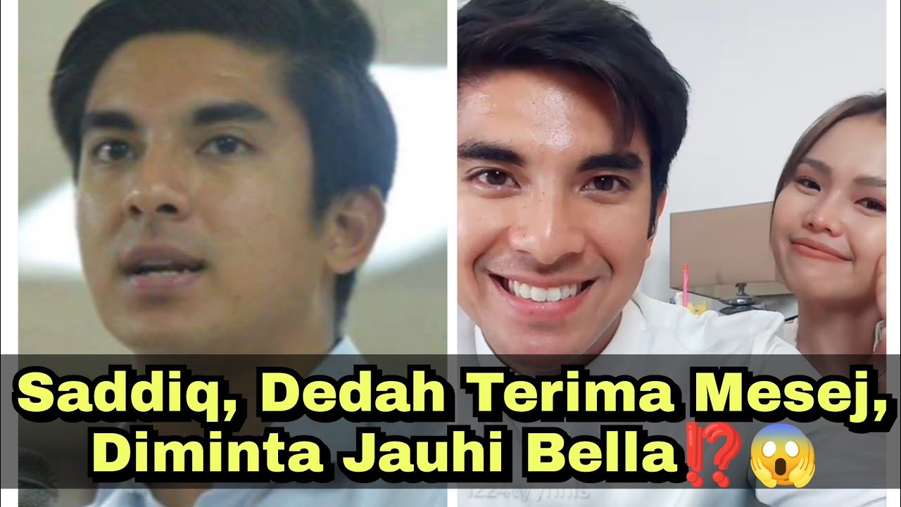 Saddiq, Dedah Terima Mes£j, Diminta Jauhi Bella⁉️😱 - YouTube