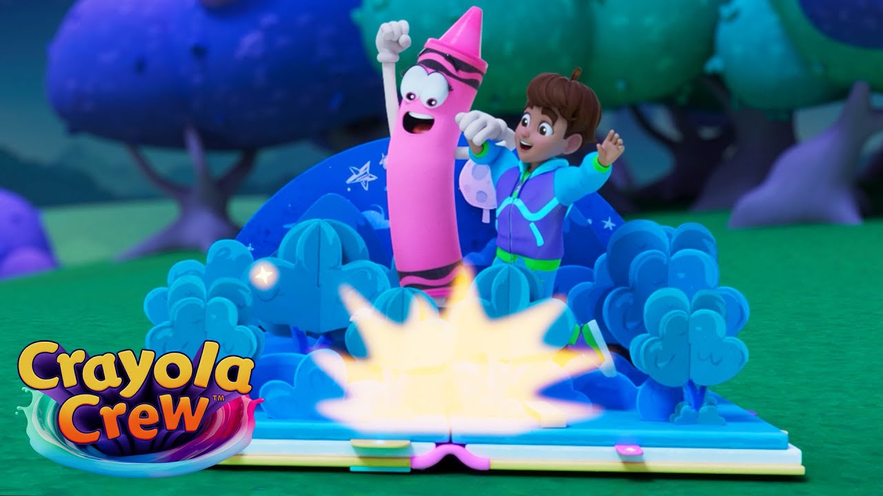 Adventure Inside a POP-UP BOOK! | 1 HOUR of Crayola Crew | Fun ...
