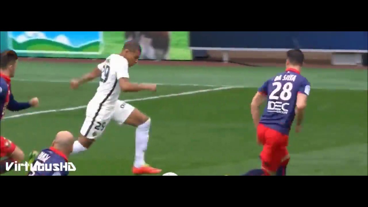 Kylian Mbappe vs Caen 1617 A 19 3 2017 YouTube - YouTube