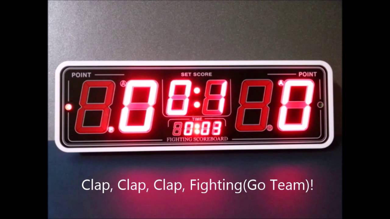 Fighting scoreboard - Badminton - YouTube