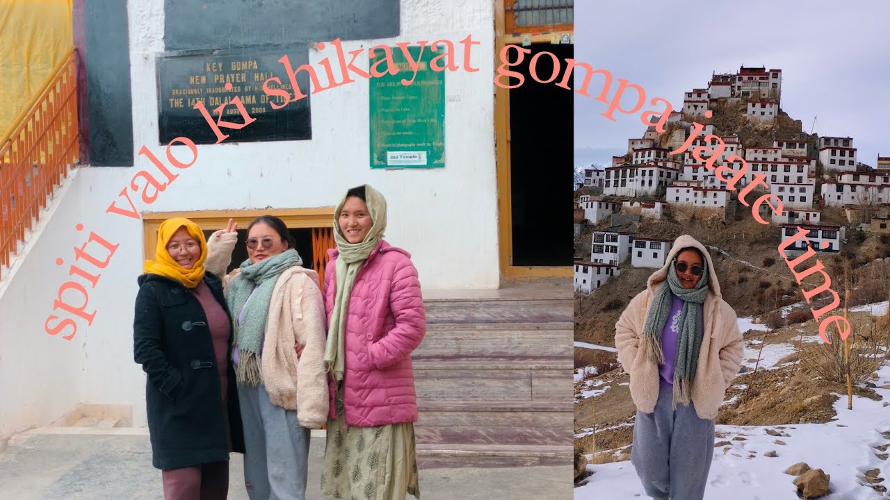 visited kee monastery(most famous monastery at spiti ) with friends # ...