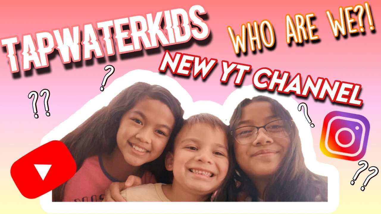 Welcome to the TapWaterKids Youtube Channel!! (Channel Trailer) - YouTube