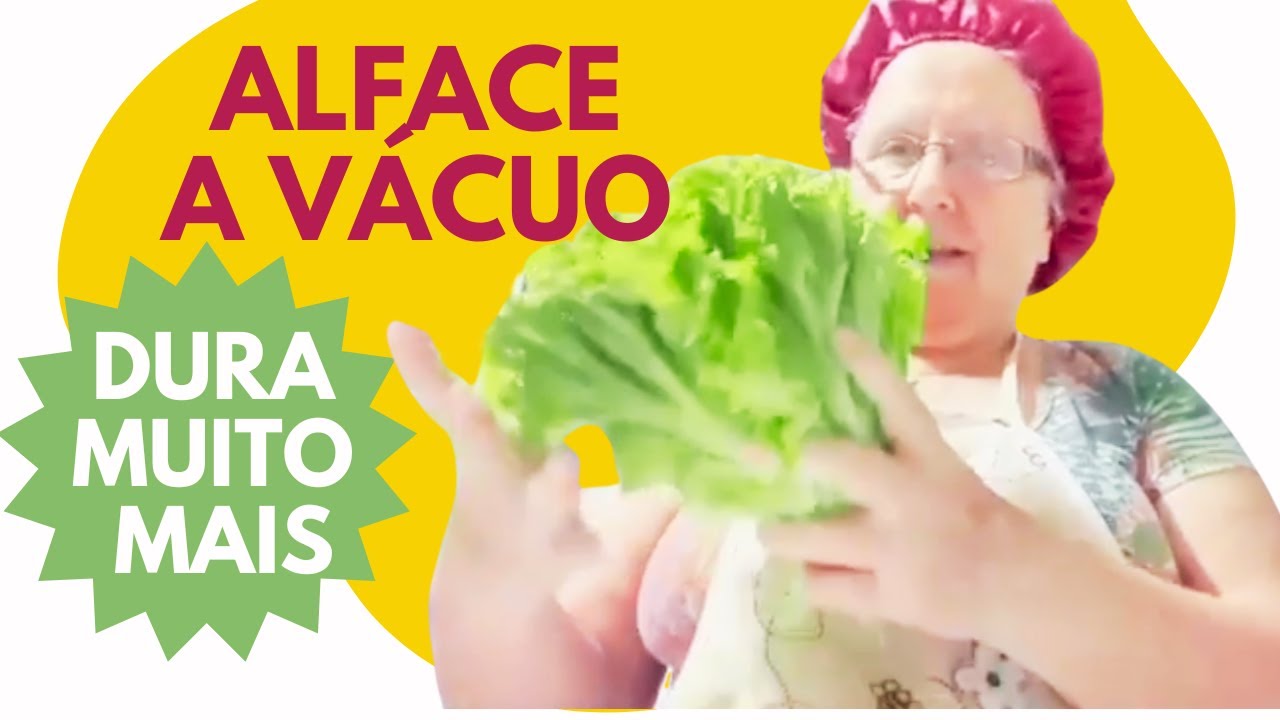 ALFACE A VÁCUO sem máquina! - YouTube