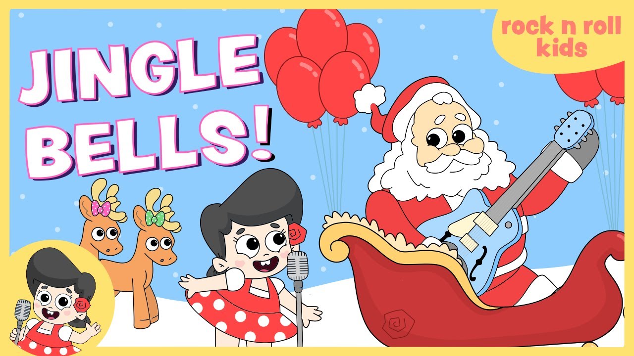 Jingle Bells for Rock n Roll kids! | RockaBetty - YouTube