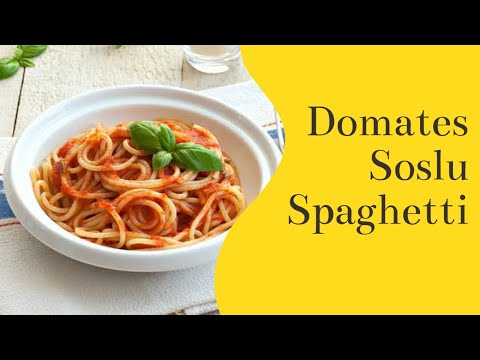Evde Nefis Domates Soslu Makarna Tarifi