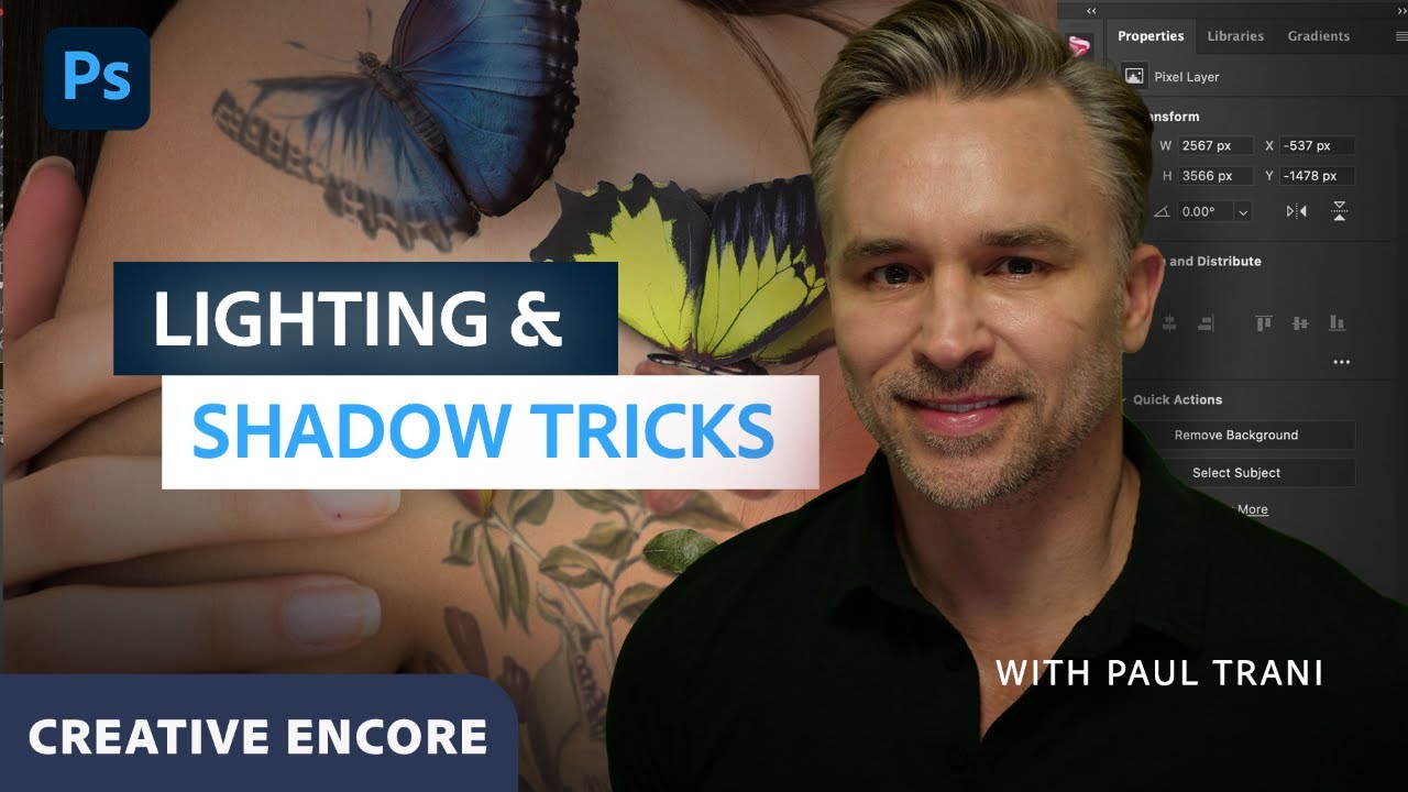 Creative Encore: Photoshop Masterclass: Lighting & Shadow Tricks | Adobe Creative Cloud - YouTube