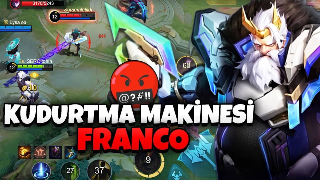 MPL KOSTÜMLÜ FRANCO TAM BİR KUDURTMA MAKİNESİ - Mobile Legends - YouTube