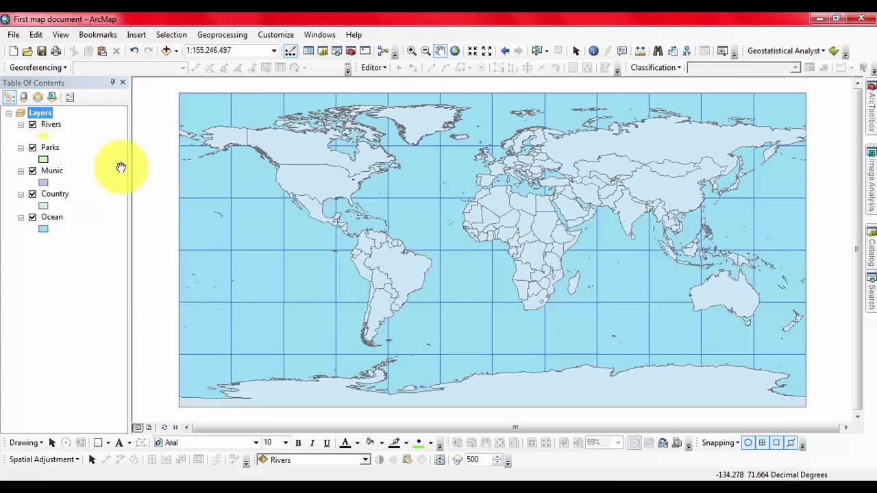 Uses Of Selection Menu In Arcmap Introduction To Arcgis Youtube