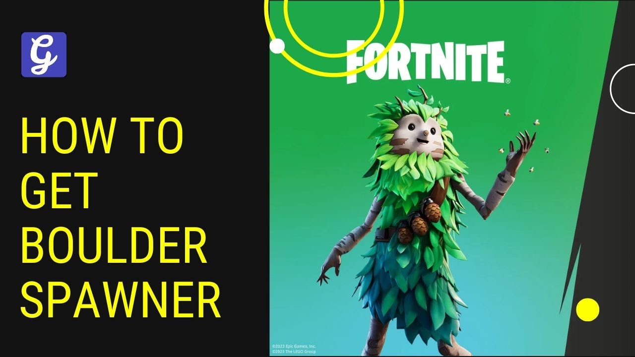 How to Get Boulder Spawner and Spawn Boulders Lego Fortnite - YouTube