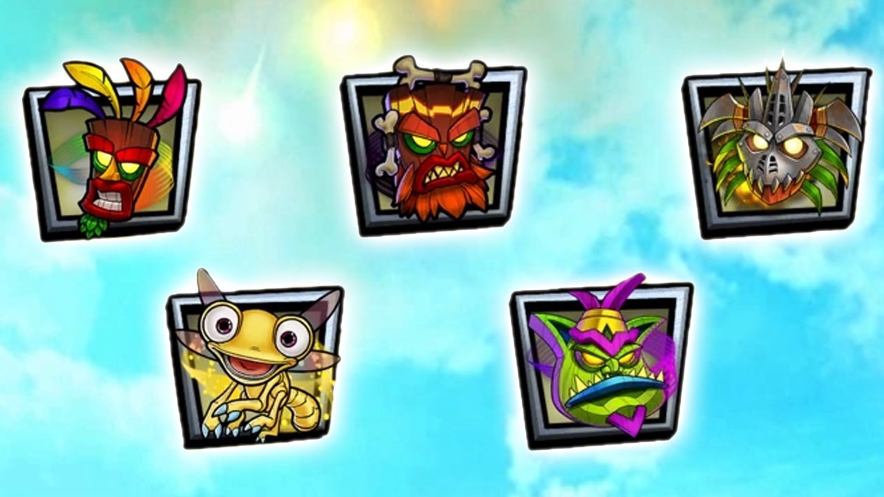 Crash Team Racing Nitro-Fueled - All Masks | New Mask (Season 7) - YouTube