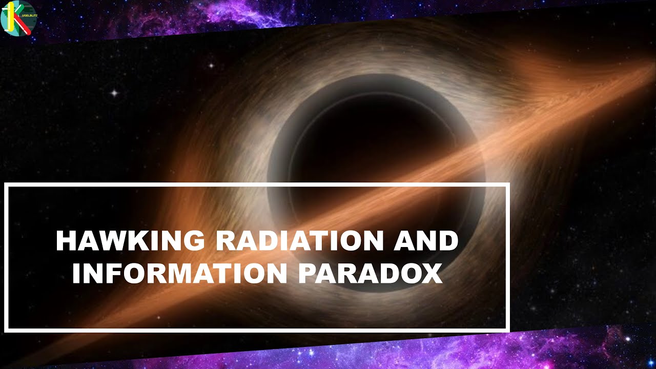 Hawking radiation and the information paradox explained - YouTube
